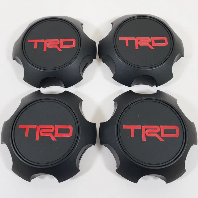 TOYOTA 4RUNNER FJ Cruiser Tacoma TRD Wheel Black Center Caps PTR20 ...