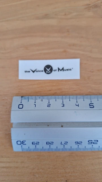 STICKER EMBLEM THE Voice Of Music Logo Tape amp ampli platine TURNTABLE ...