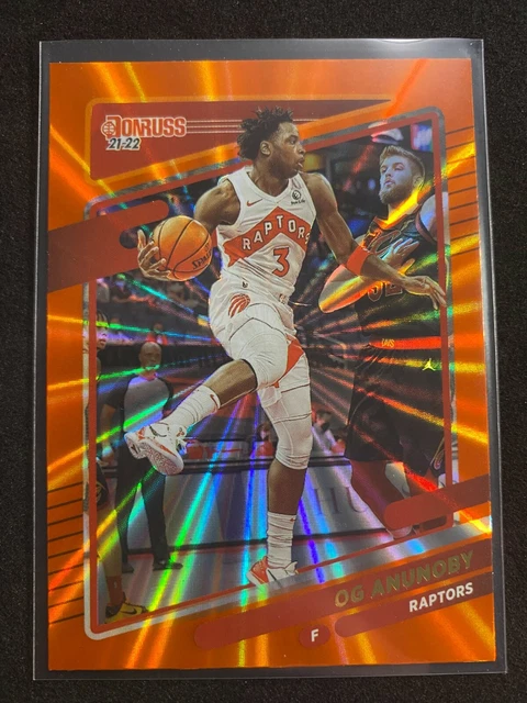 2021-22 PANINI DONRUSS OG Anunoby Orange Holo Laser #197 Raptors EUR 1 ...