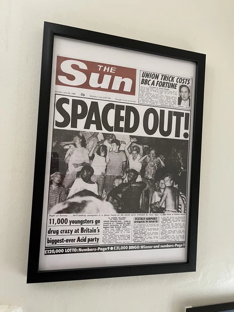 1989 SUNRISE BIOLOGY Energy Rave Flyer/A3 poster £7.48 - PicClick UK