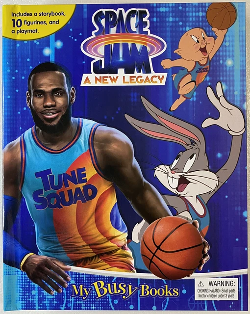 SPACE JAM A New Legacy My Busy Book Playset 10 statuette e un tappetino ...