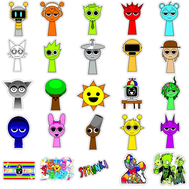 20CM SPRUNKI PLUSH Toy Simon Oren Winda Sprunki Character Doll Plush ...