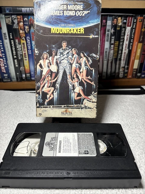 MOONRAKER (VHS, 1979) Roger Moore As James Bond 007 £3.87 - PicClick UK