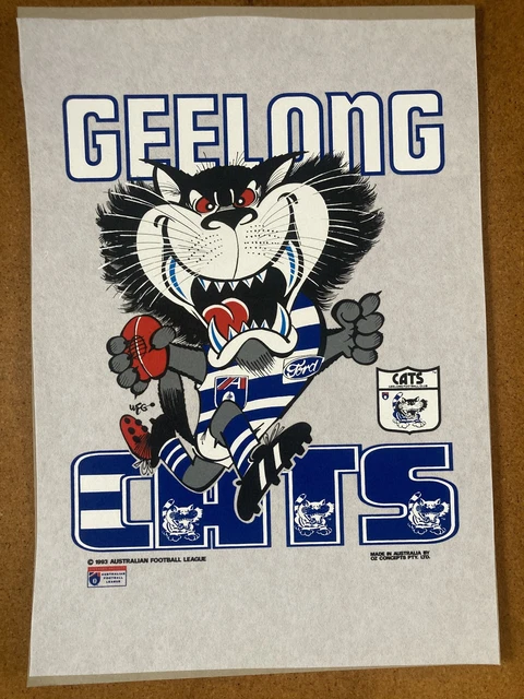 1990S FOOTY GRAPHIX Felt WEG Poster, Geelong Cats "Oz Concepts" $69.00 ...