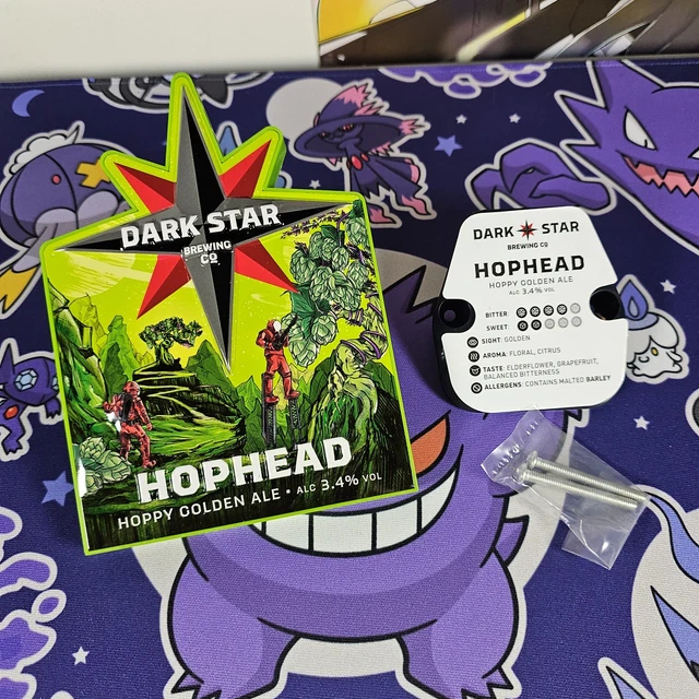 DARK STAR BREWING Co Hophead Ale Beer Pump With Fixture Kit *New* £12. ...