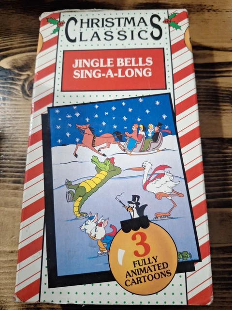 CHRISTMAS CLASSICS: JINGLE Bells Sing-Along Cartoons (VHS, 1991) £2.78 ...