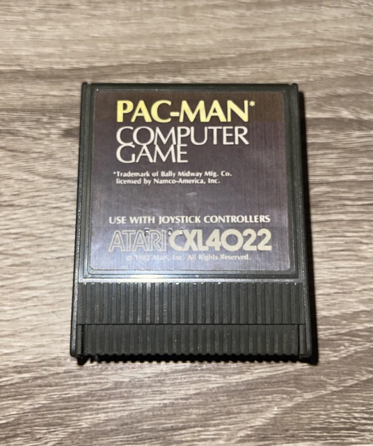 VINTAGE PAC-MAN FOR Atari 400 800 XL XE CXL4022 Computer Game Cartridge ...