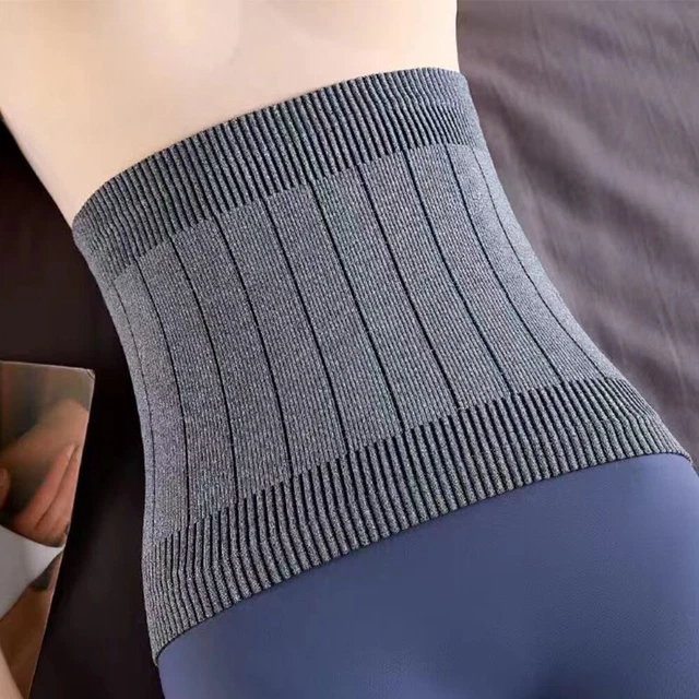SLIMMING TUMMY BAND Elastic Thermal Waist Shaping Belt Waist Support ...
