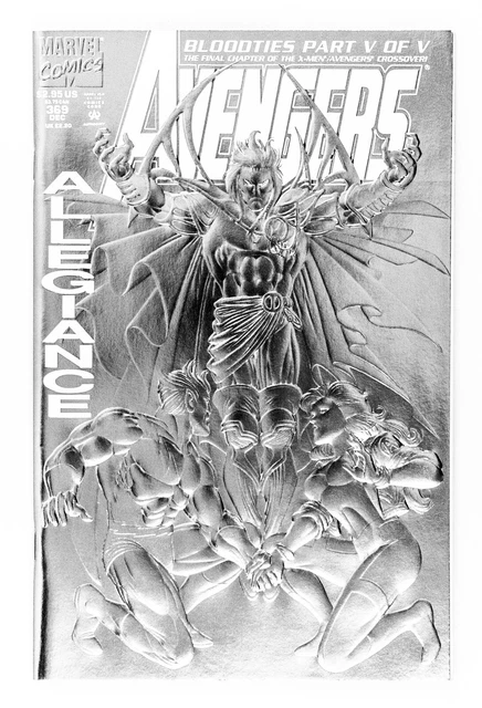 THE AVENGERS #369 (1993 Marvel) Allegiance Bloodties 5, feuille ...