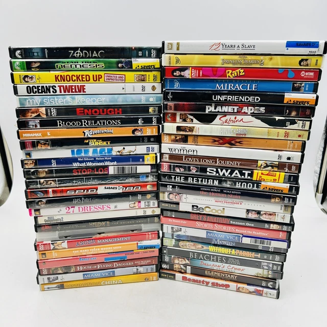 LOT OF 50 DVDs - Wholesale / Bulk DVDs Lot - A-List DVD Movies - AS ...