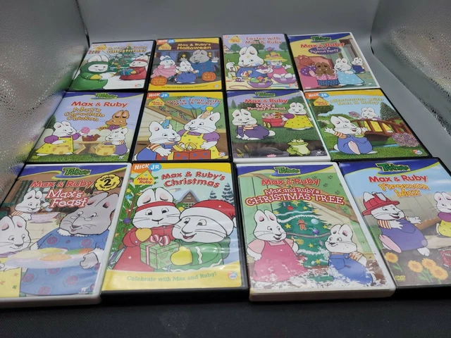 12 NICKELODEON NICK Jr DVD Lot Max Ruby Halloween Christmas Easter ...