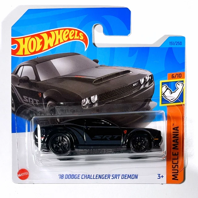 Hot Wheels 18 Dodge Challenger Srt Demon 151 250 Muscle Mania 6 10 2023