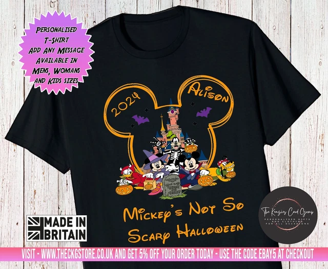 PERSONALISED MICKEYS NOT So Scary Halloween Party Disney Trip ...