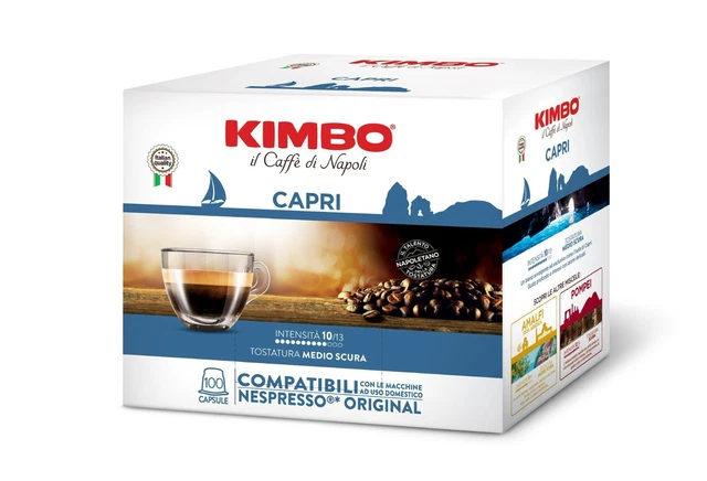 400 CAPSULE COMPATIBLE Nespresso Café Kimbo Capri Gusto Profonde Et ...