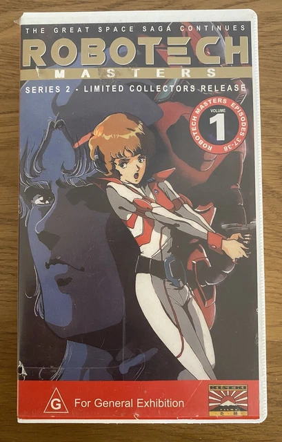 ROBOTECH MASTERS VHS Series 2 Vol 1 Anime Macross Saga Video TESTED £13 ...