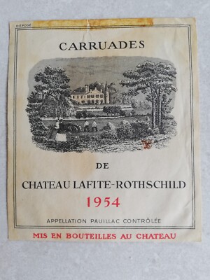 Château Lafite Rothschild Carruades De Lafite À VENDRE! - PicClick FR