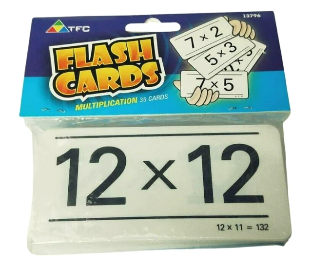 MULTIPLICATION REVISE TIMES Tables Flash Cards 35 Cards Maths Teaching ...