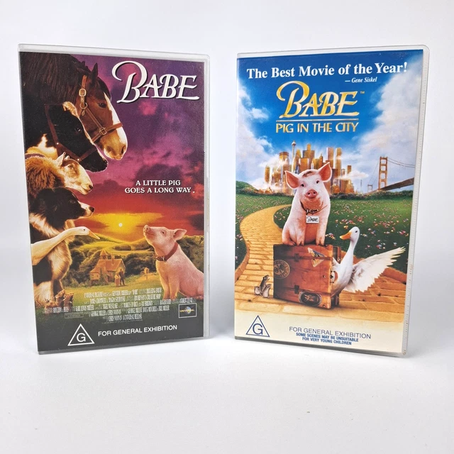 BABE VHS BUNDLE Babe Pig In The City VHS Tapes Collectors PAL $24.99 ...