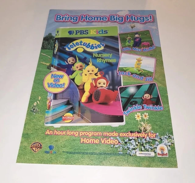 1999 TELETUBBIES VHS Tape Movie Vintage Magazine Ad Pbs Kids Nursery ...
