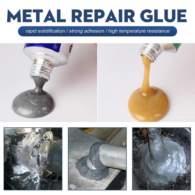 INDUSTRIAL METAL REPAIR Paste Glue Heat Resistance Weld Cold Adhesive ...
