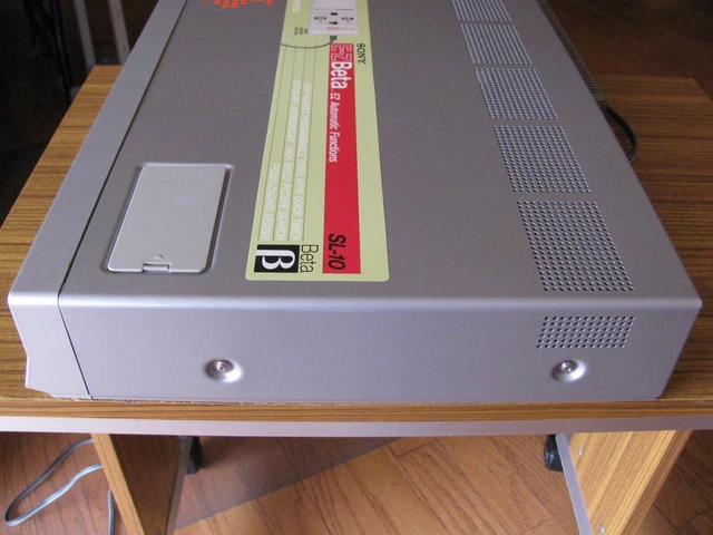 SONY SL-10 BETA Betamax Video Cassette Recorder Working Condition No ...