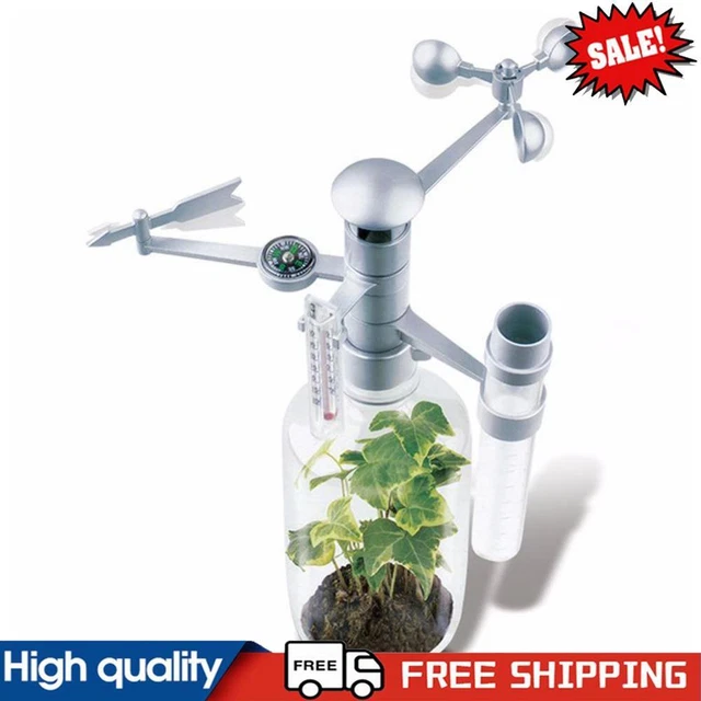 WEATHER STATION MODEL Science Technology Physics Experiment Kids Puzzle ...