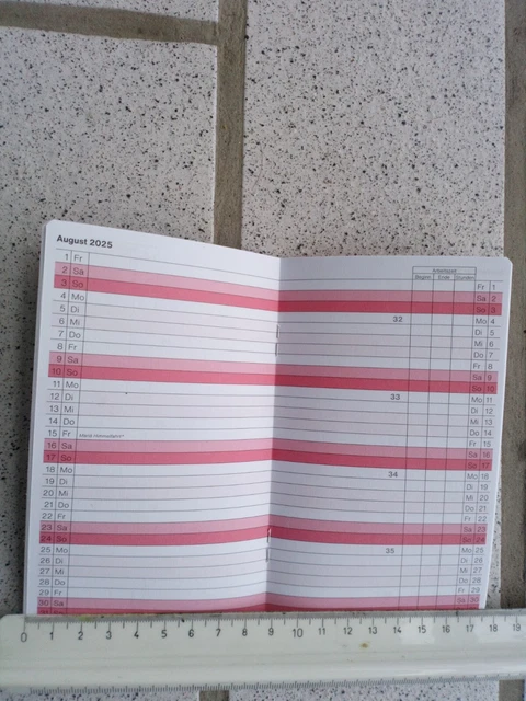 KALENDER 2025 TASCHENKALENDER 2025 Timer 2025 Monatskalender 2025 der ...