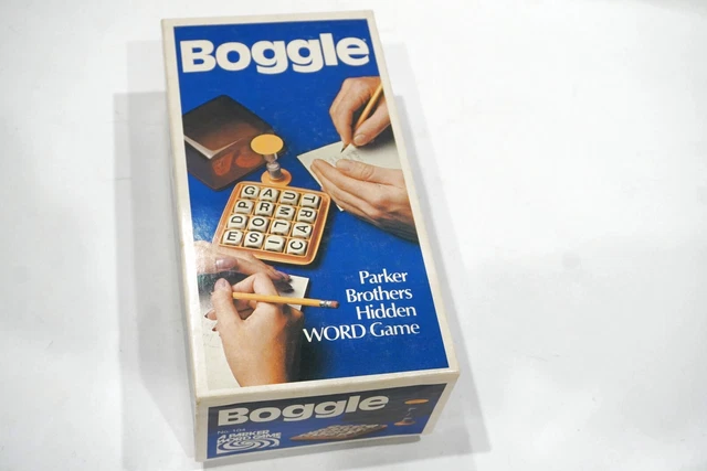 VINTAGE BOGGLE 1976 1977 Parker Brothers Hidden Word Games FREE vintage-boggle-1976-1977-parker-brothers-hidden-word-games-free