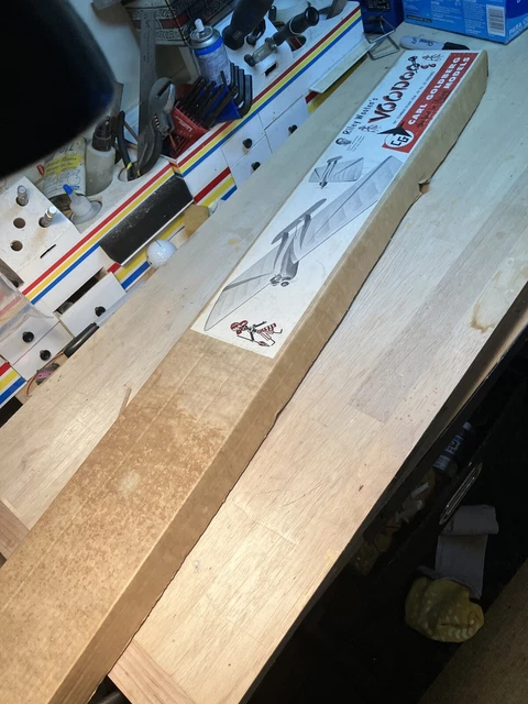 CARL GOLDBERG VOODOO Control Line Stunt C/l Vintage Balsa Model ...