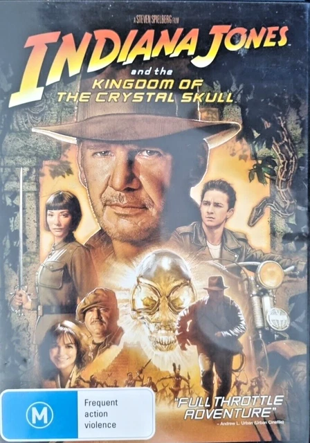 INDIANA JONES AND the Kingdom of the Crystal Skull (DVD, 2008) Region 4 ...