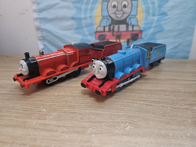 MATTEL 2009 GORDON & James Linked Tender Tomy Trackmaster Thomas Tank ...