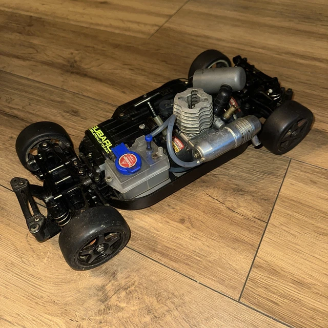 VINTAGE TAMIYA TGS Nitro 1/10 RC Radio Controlled Car FS-12S Engine 4wd ...