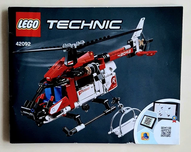 LEGO 42092 TECHNIC Rescue Helicopter + Concept. INCOMPLETE. Box ...
