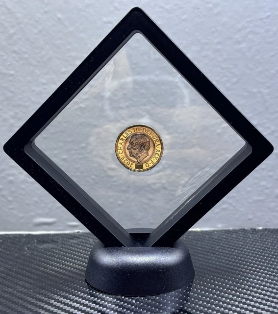 2025 KING CHARLES III Uncirculatedone Pound Coin £1 Bee Low Mintage ...