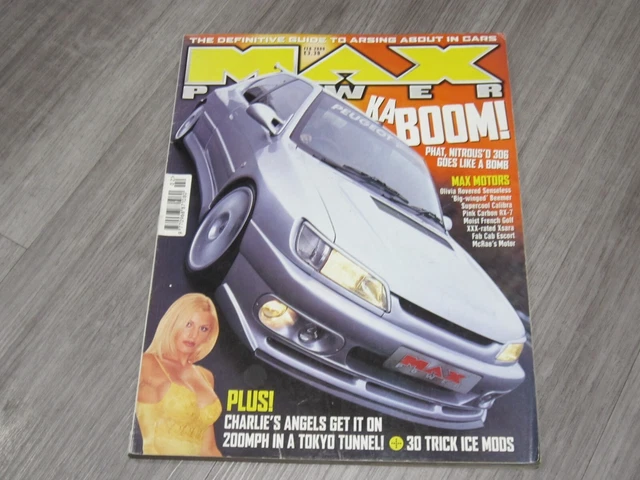 VINTAGE MAX POWER magazine February 2000,Nitrous 306, Max babes ...