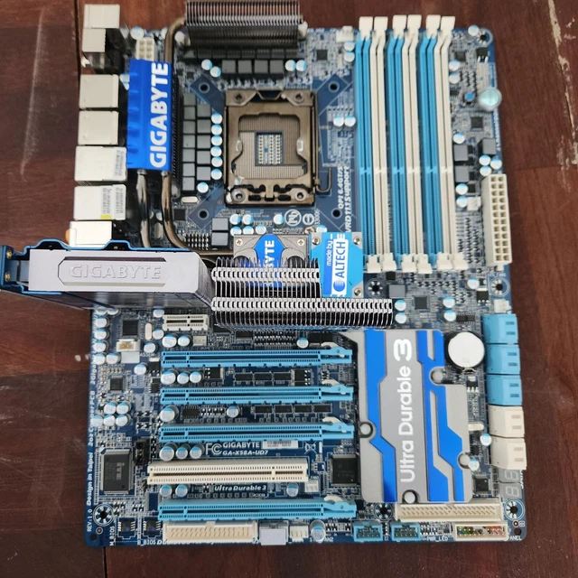 GIGABYTE INTEL X58 Motherboard, CPU, RAM Combo GA-X58A-UD7, i7 980X ...