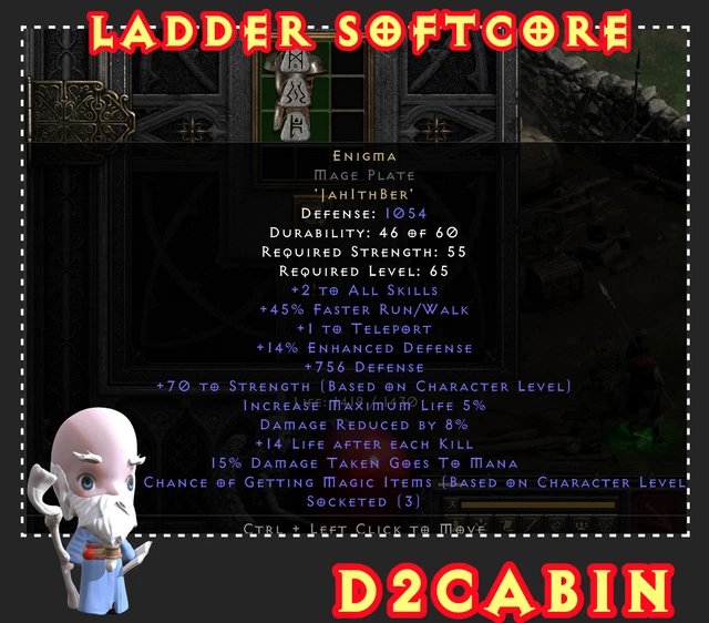 DIABLO 2 D2R SC💥Ladder💥Made Enigma💥Choose Your Base💥PC/SWITCH/PS $48.00 ...