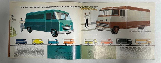 VTG 1958 CHEVROLET Chevy Task Force Step Van Dealer Showroom Sales ...