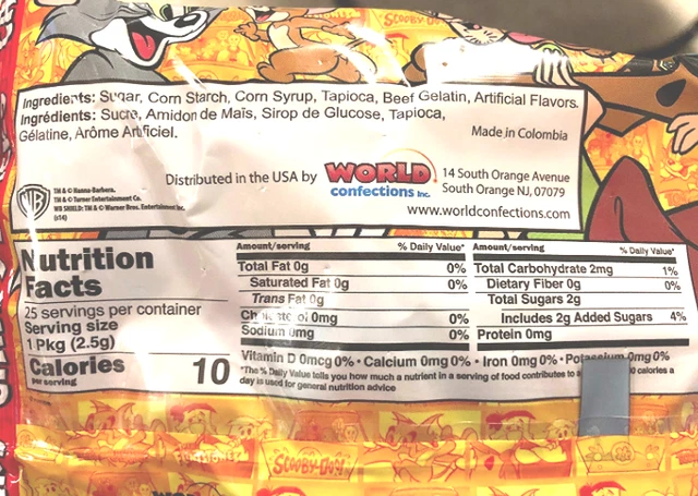 WORLD'S DC SUPERMAN/BATMAN Scooby-Doo/Tom/Jerry/Flinstones Candy Sticks ...