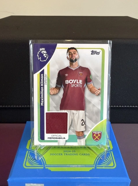 2025-26 TOPPS PREMIER League Maximilian Kilman Patch Player Worn Relic ...