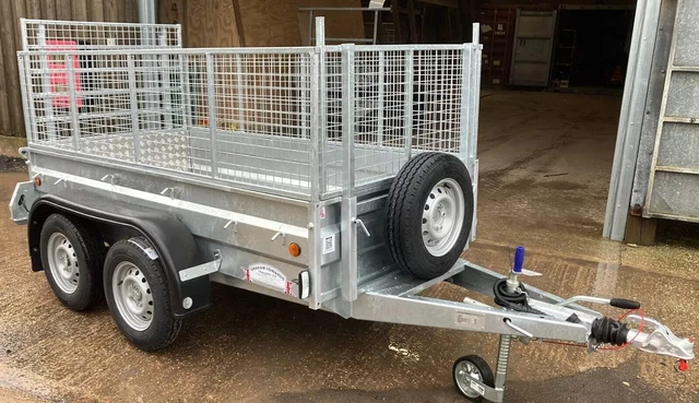 NEW GRAHAM EDWARDS General Duty Trailer 8ft x 4ft Double Axle Mesh ...