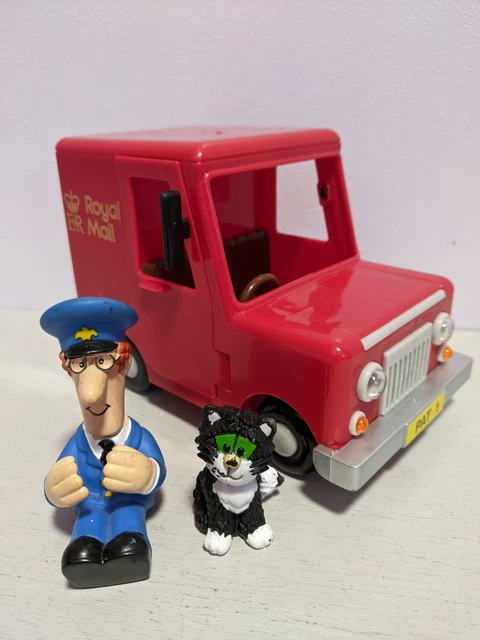 POSTMAN PAT VAN rev 'n' go & original Postman Pat figure and Jess the ...