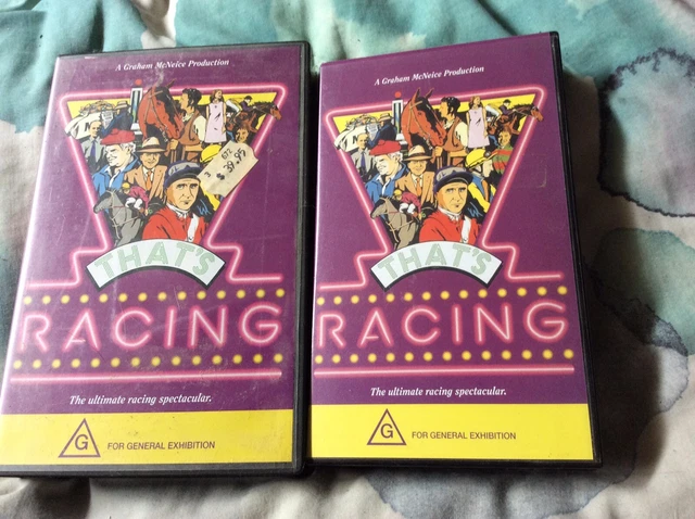 THAT’S RACING VHS Tape Australian Horse History Graham McNeice Rare ...