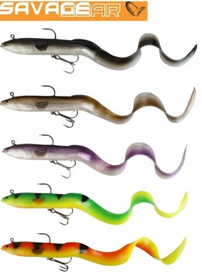 SAVAGE GEAR REAL EEL (20, 30 o. 40cm -alle Farben) Gummi Aale EUR 9,99 ...