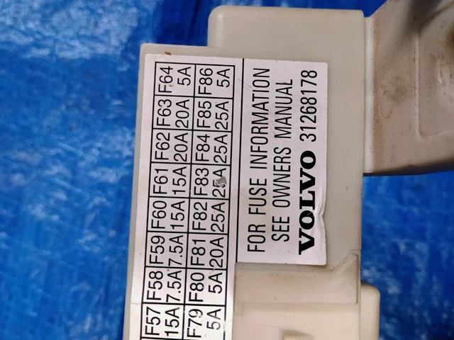 VOLVO C70 MK2 Body Control Module Bcm Fusebox 31254903 £49.99 - PicClick UK