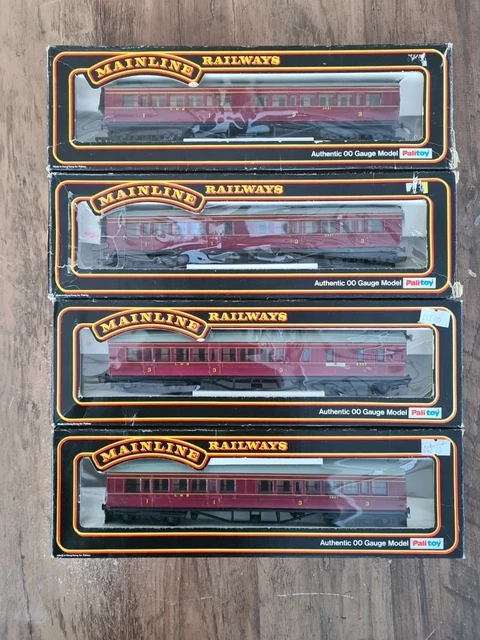 OO GAUGE, MAINLINE Lms Coaches X 4 £31.92 - PicClick UK
