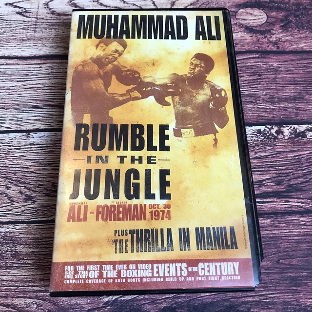 RUMBLE IN THE Jungle - VHS VIDEO - MUHAMMAD ALI 1998 £4.69 - PicClick UK