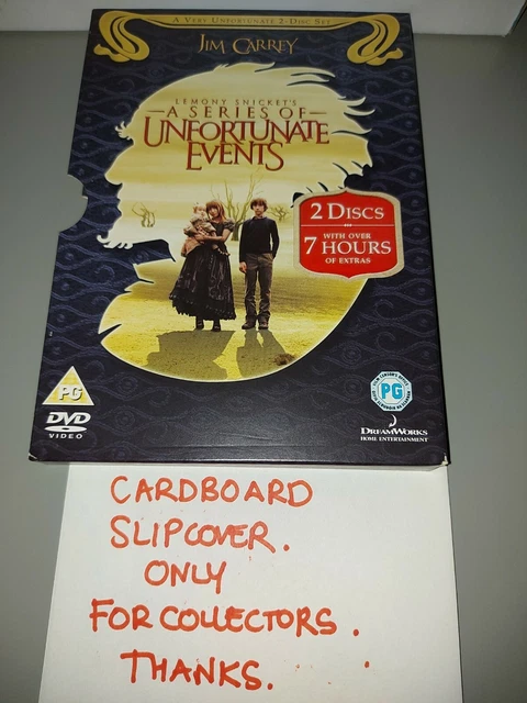 LEMONY SNICKET'S: A Series Of Unfortunate Events [DVD] Cardboard ...