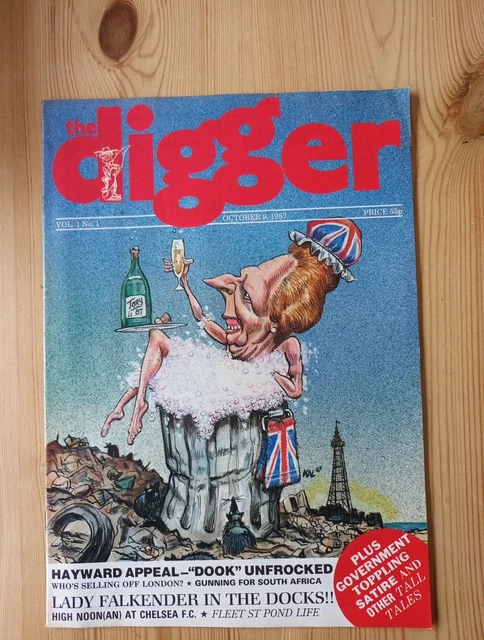 THE DIGGER MAGAZINE Vol.1 No.1 October 9th 1987 #2 #3 #4 £21.49 ...