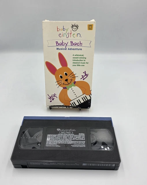 BABY EINSTEIN BABY Bach Musical Adventure VHS Disney Educational Age 0 ...